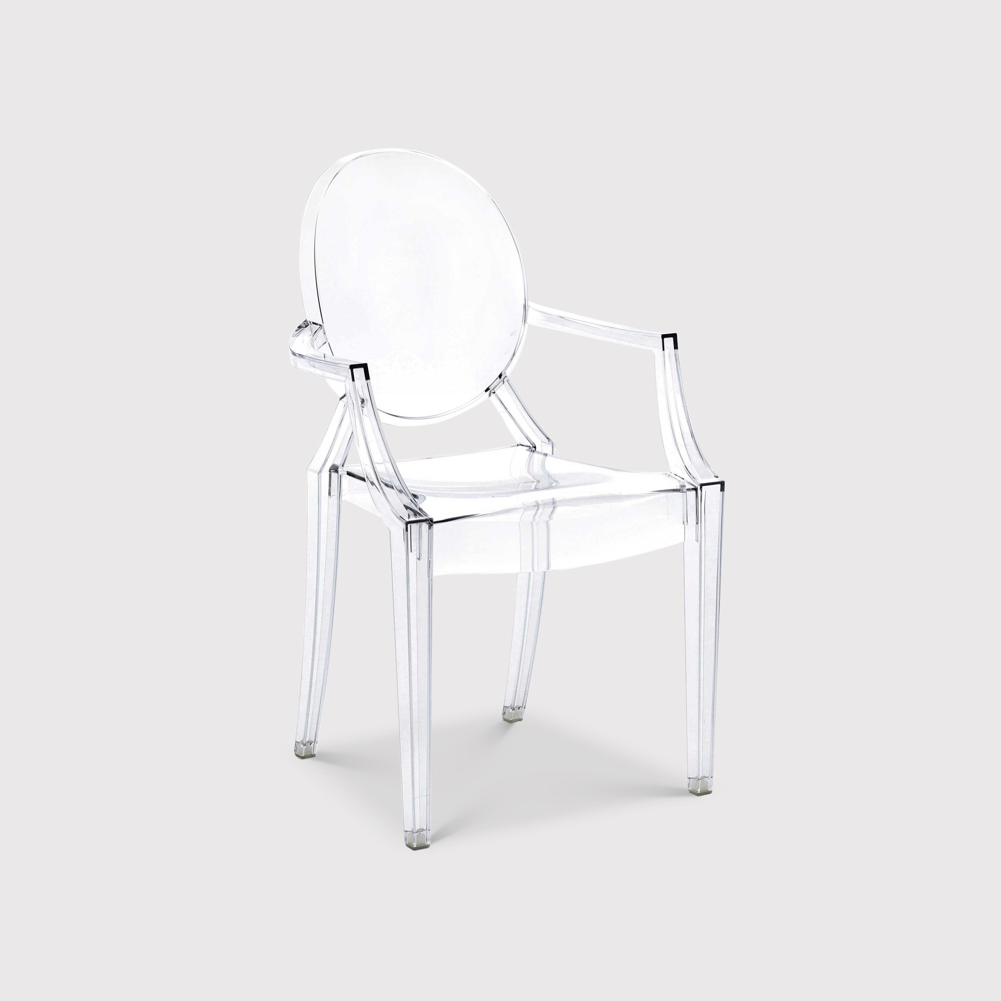 Kartell Louis Ghost Armchair, Neutral Plastic - Barker & Stonehouse by ...