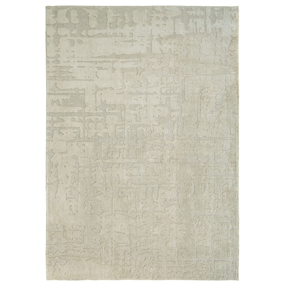 Dry Beige Rug, Square, Neutral Polyester - W140cm - Barker & Stonehouse ...