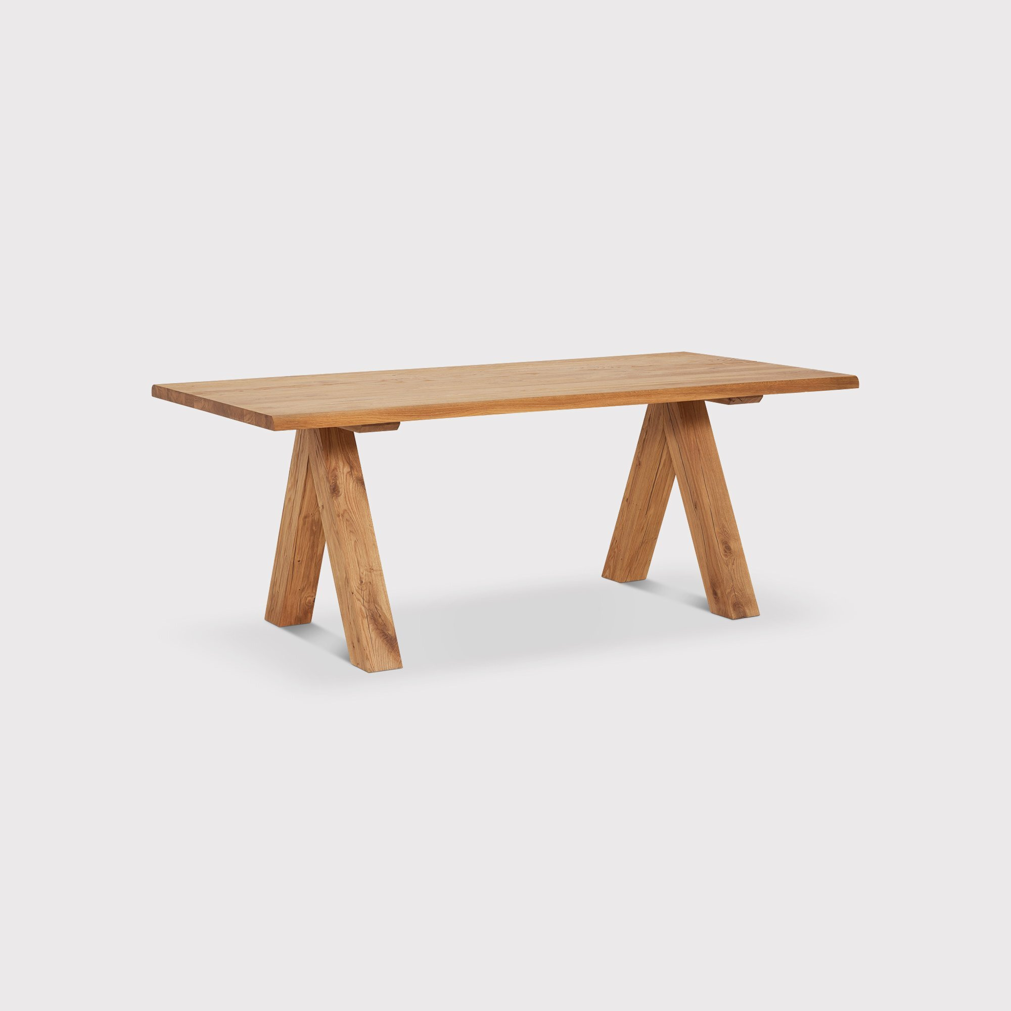 Tromso Dining Table With Butterfly Legs 200cm, Oak Wood - W200cm ...