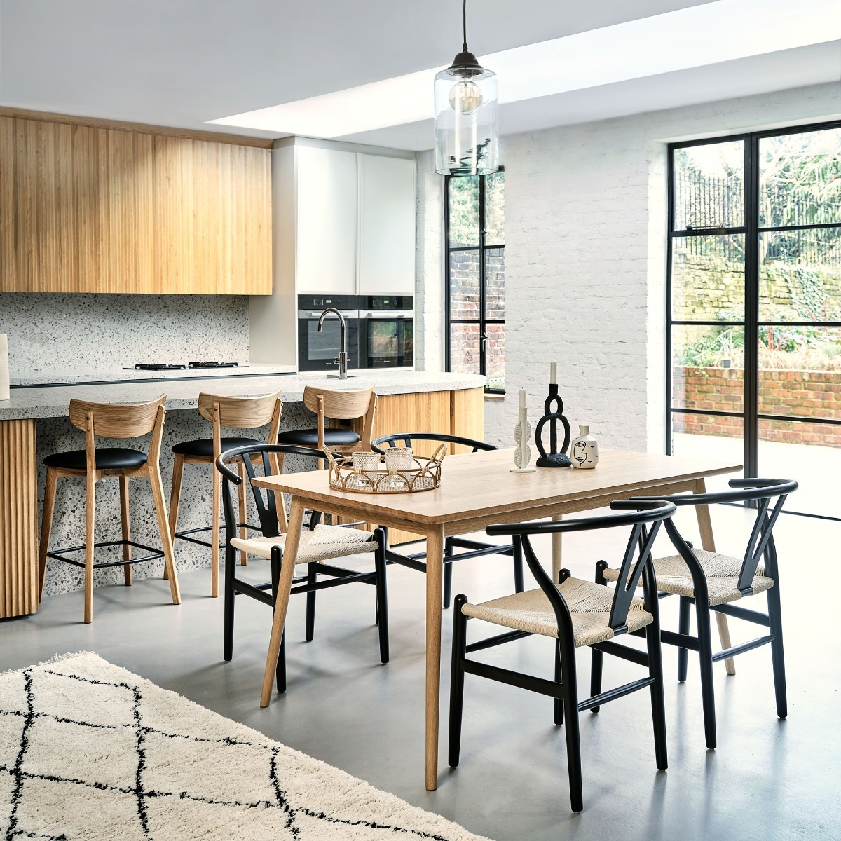 Hansen Dining Table 150cm, Neutral Wood - Barker & Stonehouse by Barker ...