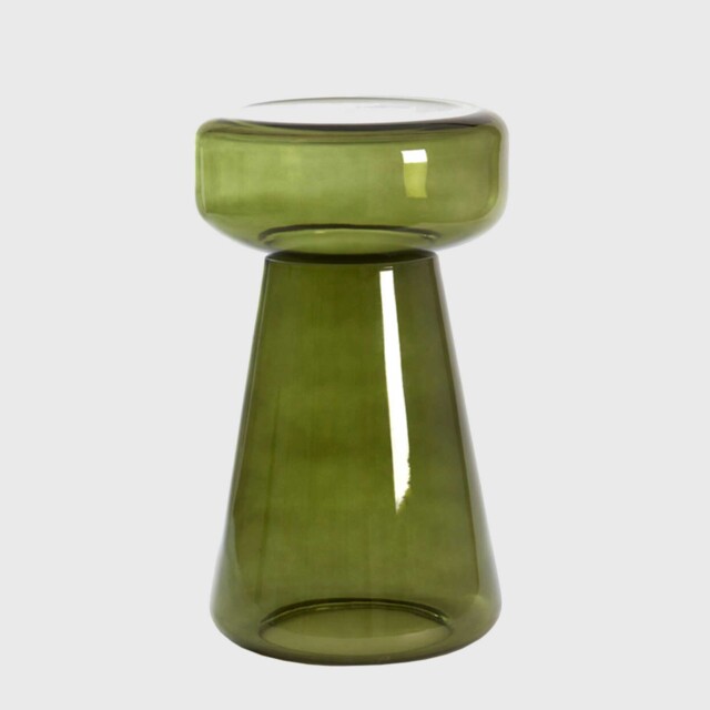 Green Glass Side Table, Round - Barker & Stonehouse by Barker and ...
