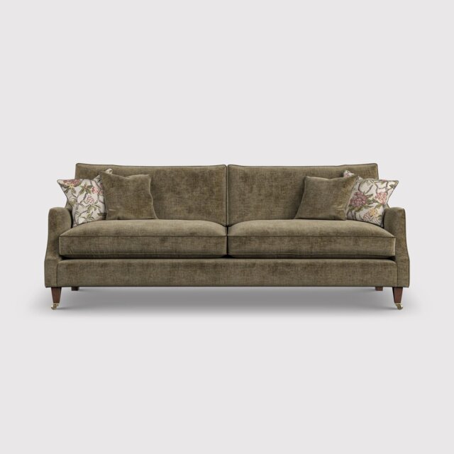 English Heritage Quarry Extra Large Sofa, Green Fabric - Barker ...