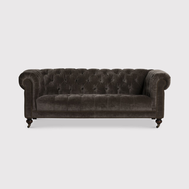 Henley 3 Seater Sofa, Grey Fabric - Barker & Stonehouse by Barker and ...