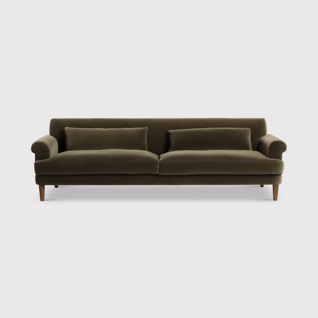 Cassian 3 Seater Sofa disco, Green Velvet - Barker & Stonehouse by ...