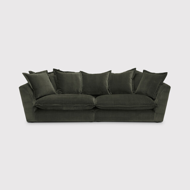 Odyssey Extra Large Split Sofa, Green Fabric - Barker & Stonehouse by ...