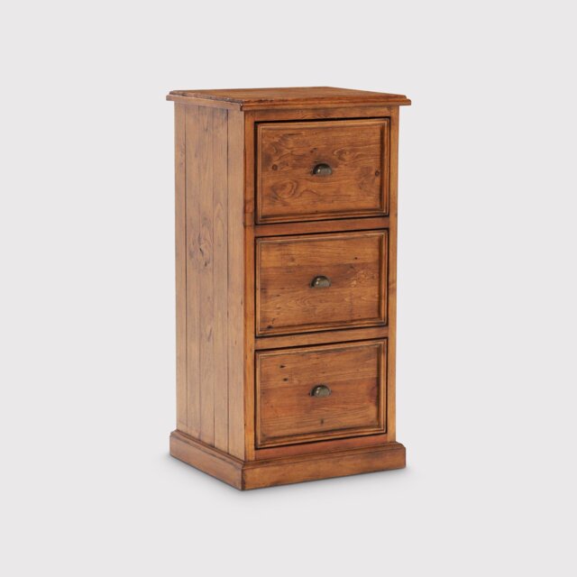 Villiers 3 Drawer Filing Cabinet, Pine Wood - Barker & Stonehouse by ...