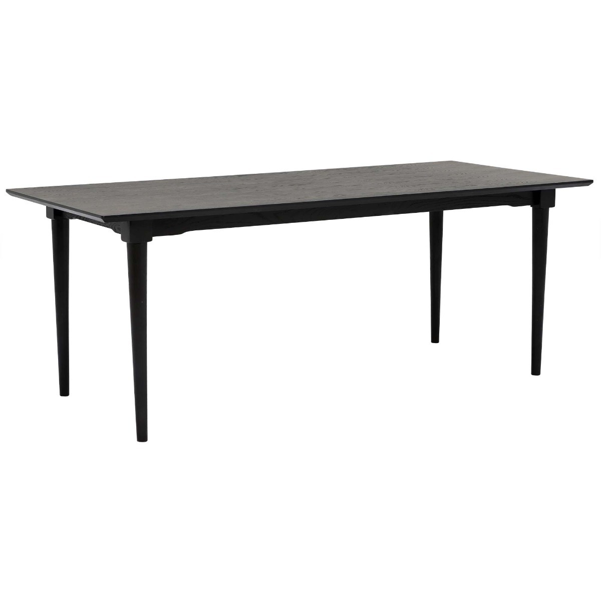 Hague Dining Table, Black Oak Wood - W160cm - Barker & Stonehouse by ...