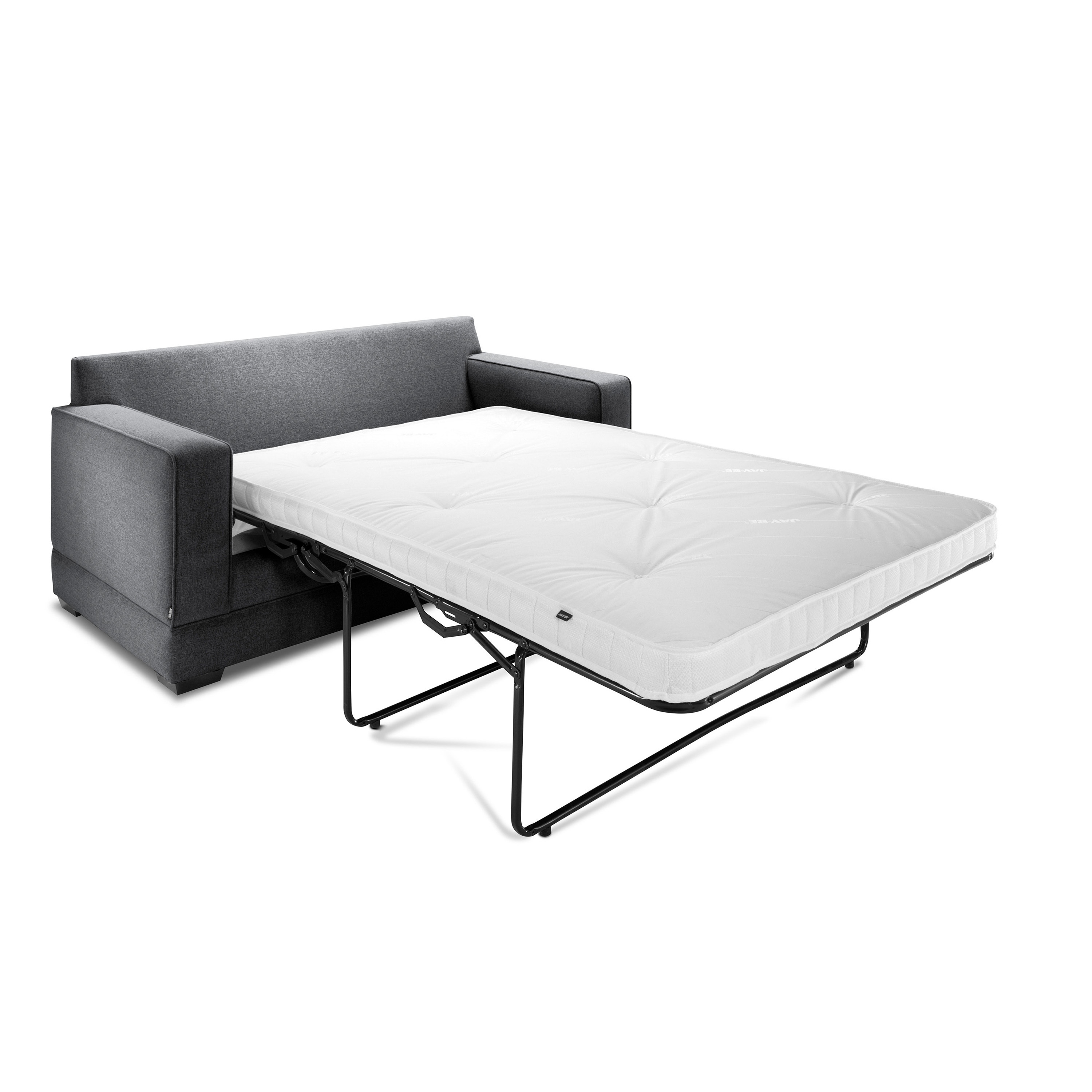 Jay-Be Modern Pocket Sprung Sofa Bed Raven by Bed Kingdom | ufurnish.com