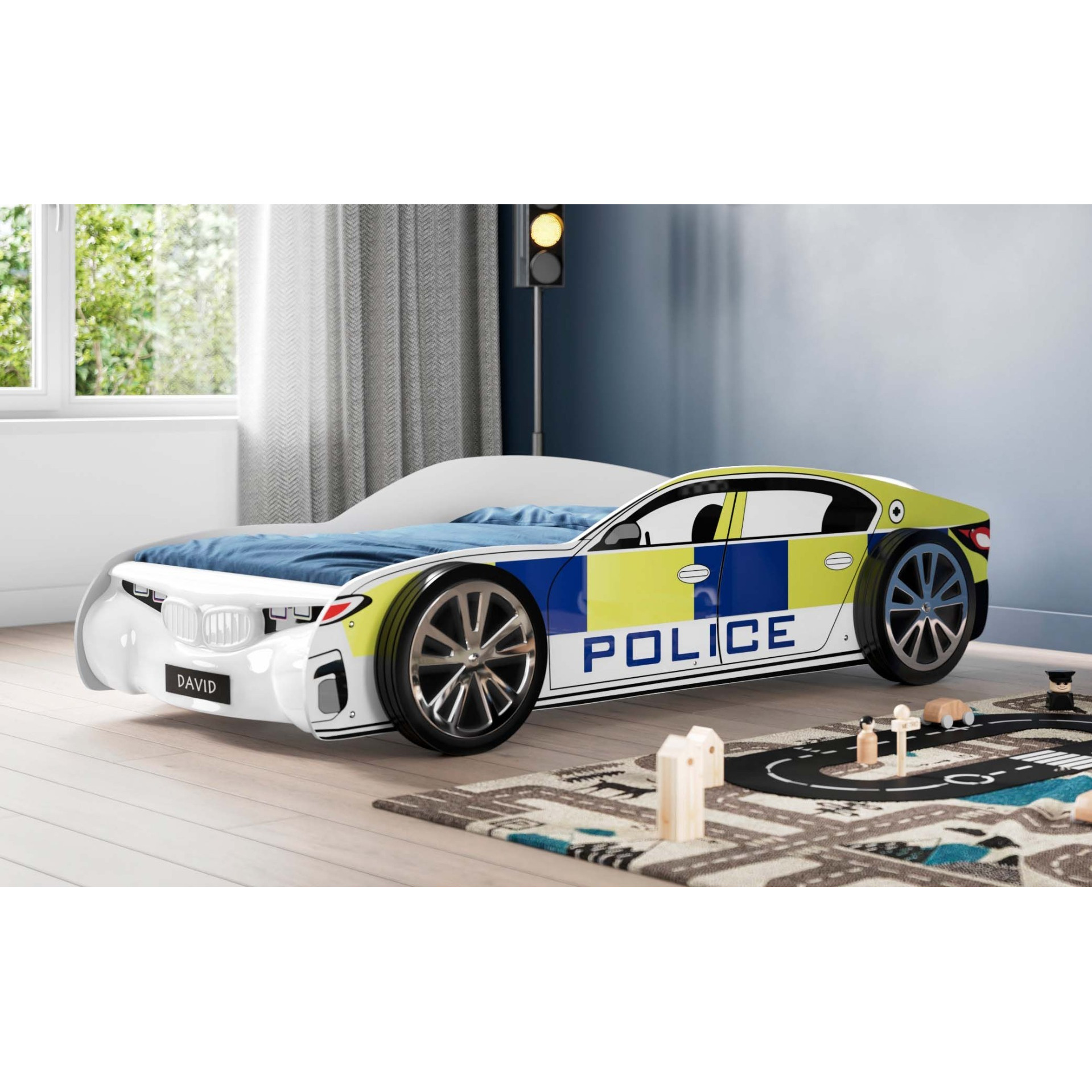 Flair UK Police Car Bed by Bed Kingdom | ufurnish.com
