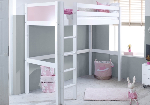 Flexa Nordic Highsleeper 1 Rose by Bed Kingdom | uFurnish.com