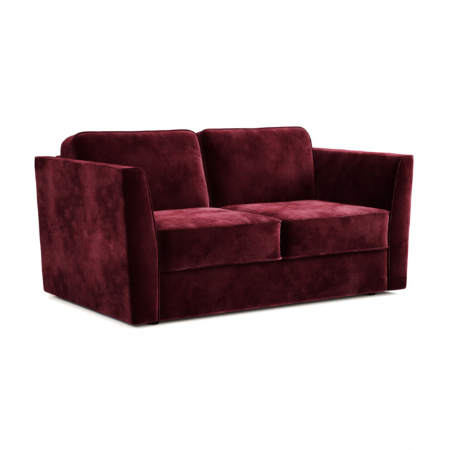 Jay-Be® Elegance Sofa Bed with e-Sprung™ Mattress - Two seater-Luxe Velvet Shiraz by Bed Kingdom ...