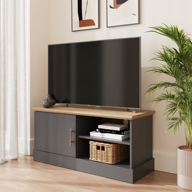 GFW Kendal Small TV Unit -Slate Blue by Bed Kingdom | ufurnish.com