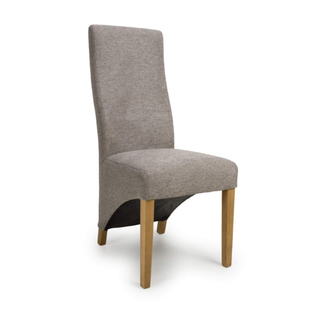Flair Baxter Weave Mocha Dining Chair (Pair) by Bed Kingdom | ufurnish.com