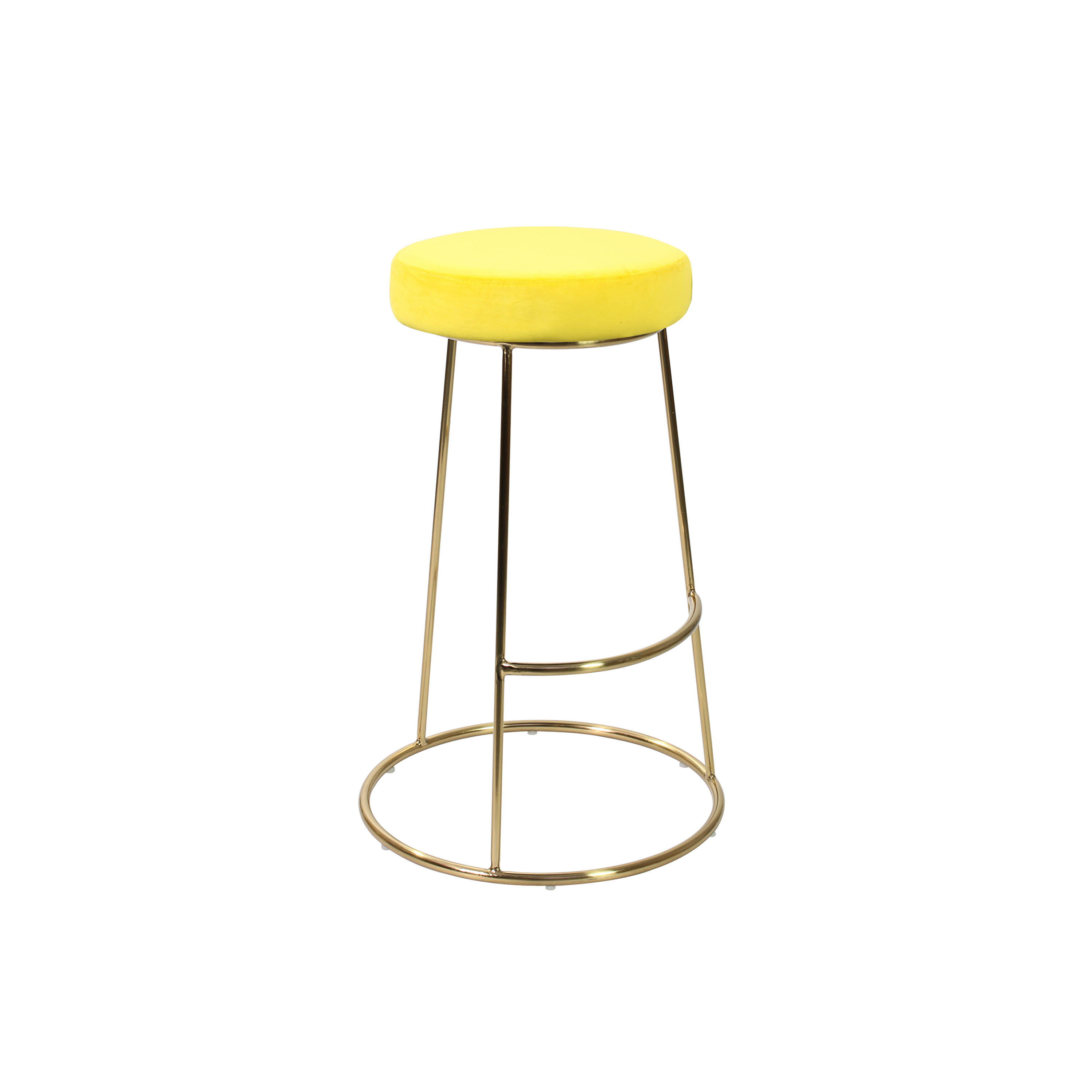 LPD Opera Bar Stool (pack of 2) Yellow by Bed Kingdom | ufurnish.com