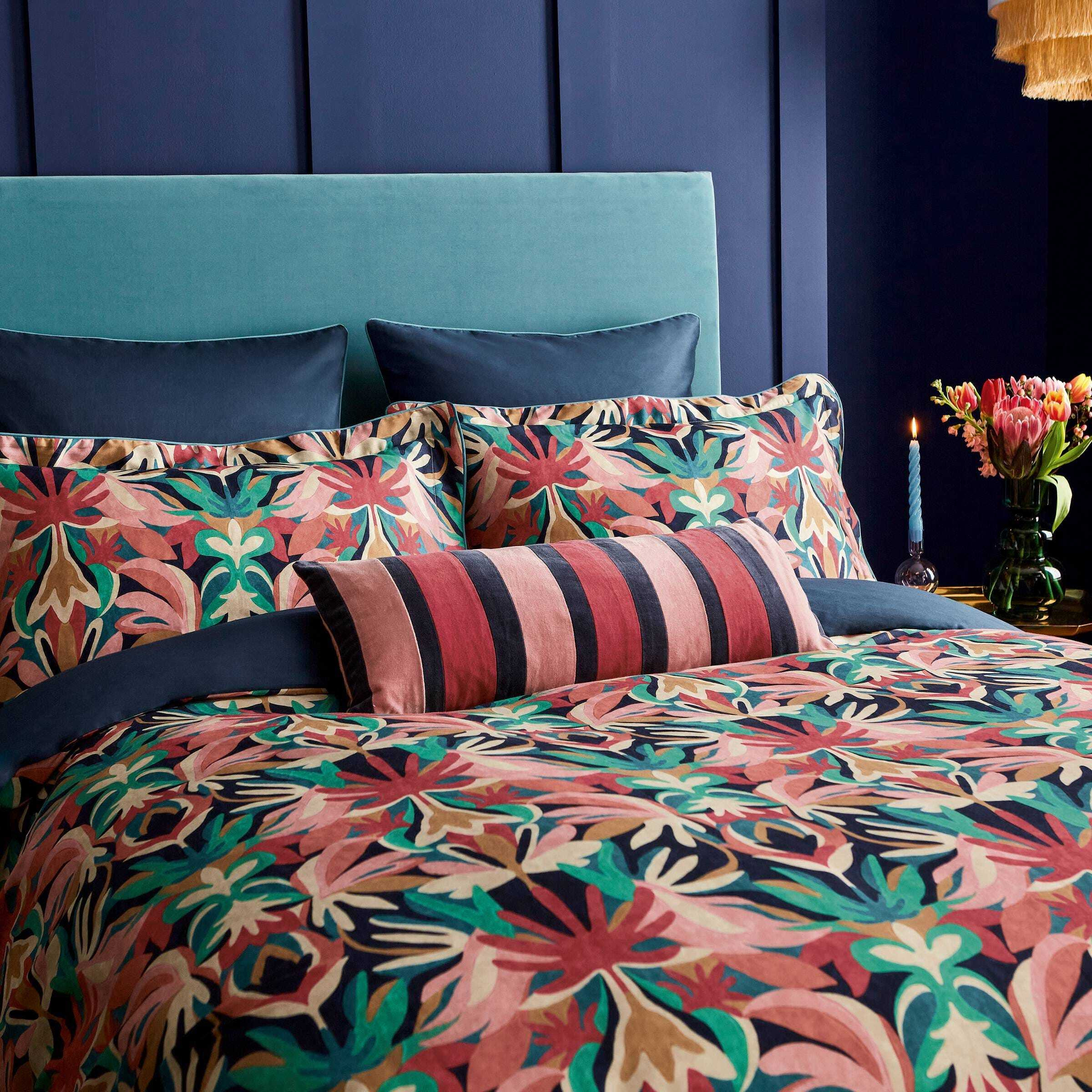 Harlequin Melora Single Duvet Cover, Brazilian & Rosewood by Bedeck ...