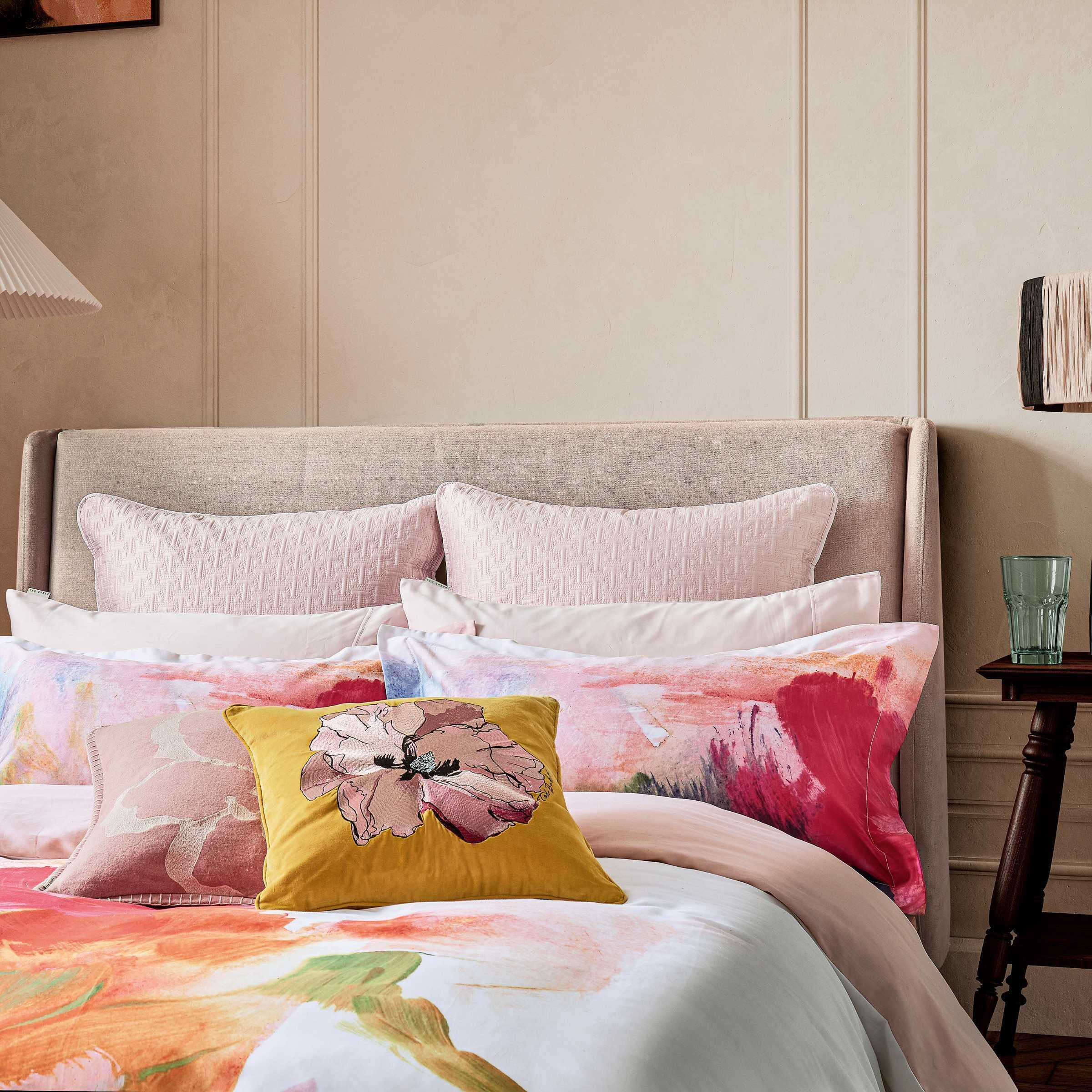 Ted Baker Art Print Double Duvet Cover Set, Multi by Bedeck Home ...