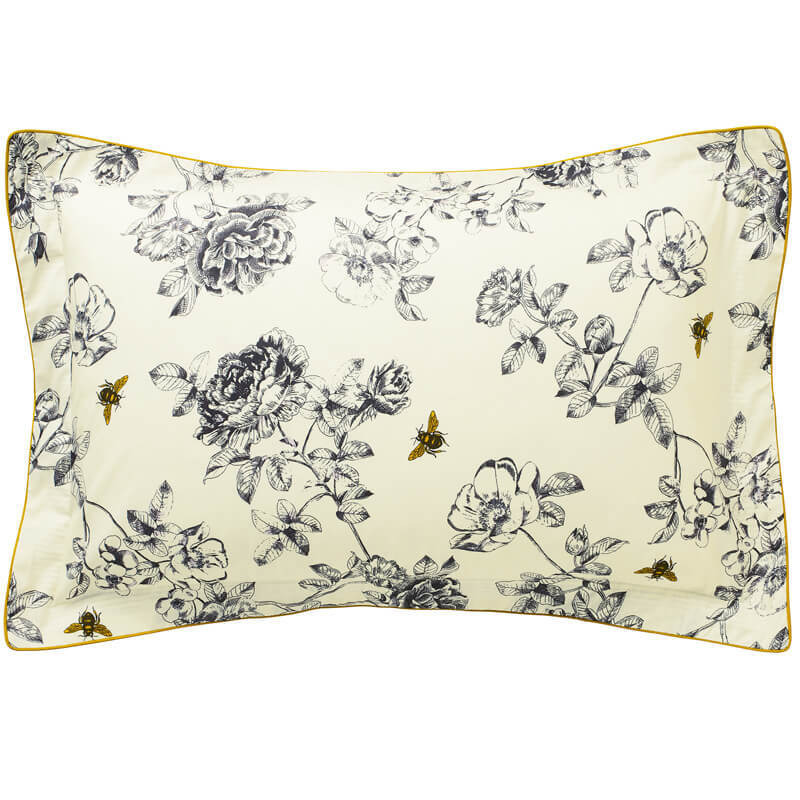 Joules Bedding, Imogen Oxford Pillowcase, Cream by Bedeck Home ...