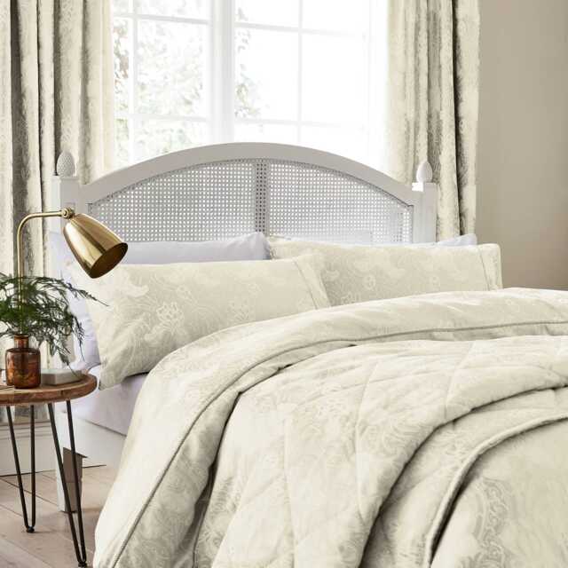 Sanderson Bedding, Ashbee Kingsize Duvet Cover, Ivory by Bedeck Home ...