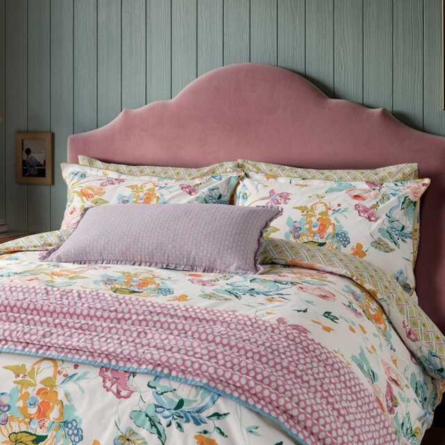 Land & Shore Bloom Single Duvet Cover Set, Multi by Bedeck Home ...