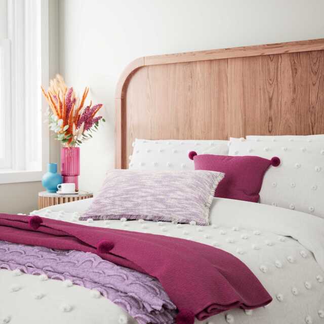 Helena Springfield Tufted Spot Single Duvet Cover Set, White by Bedeck ...
