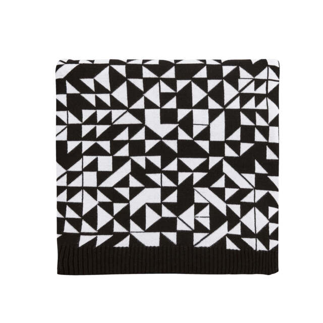 Ted Baker Uxman Throw, Black & White by Bedeck Home | ufurnish.com