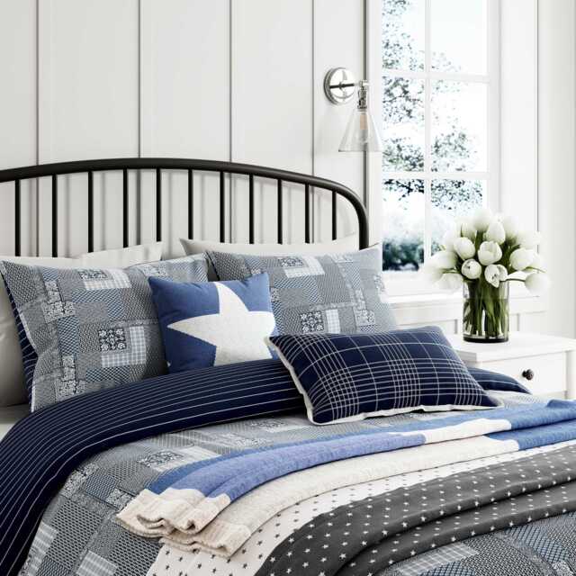 Helena Springfield Long Island Paisley Patch Single Duvet Cover Set ...