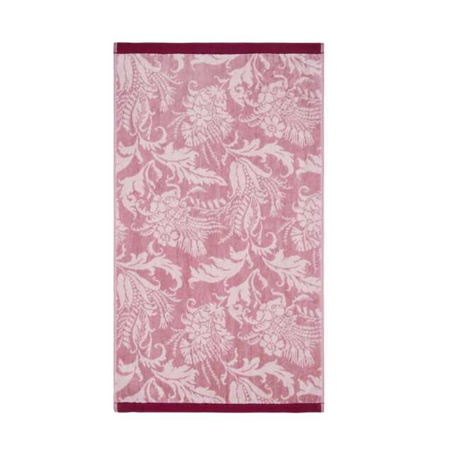 Ted Baker Baroque Bath Sheet, Dusky Pink by Bedeck Home | ufurnish.com