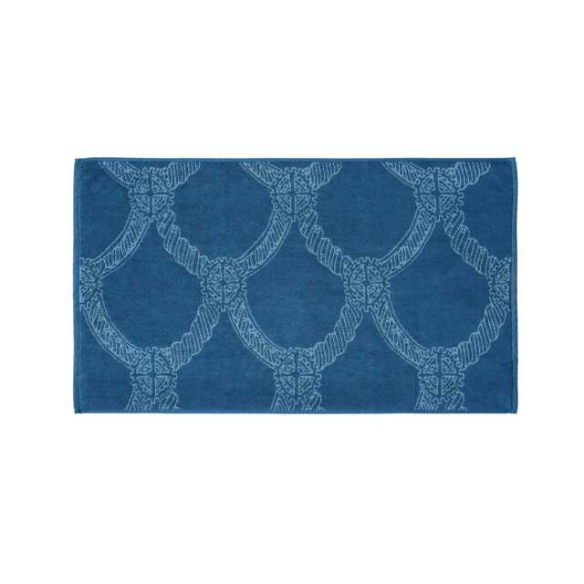 Ted Baker Braid Bath Mat, Denim by Bedeck Home | ufurnish.com