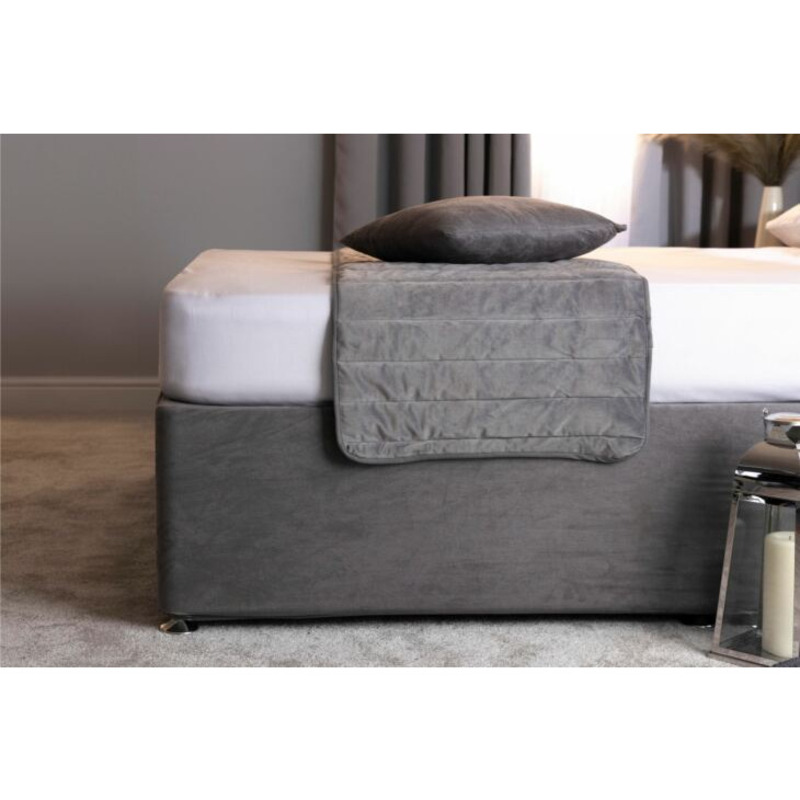 Faux Suede Deep Base Wrap - Charcoal - King Size by belledorm ...