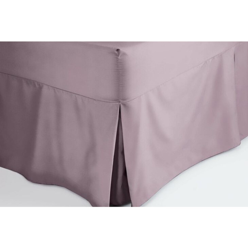 Easycare 200 Count Platform Valance (Percale) - Misty Rose - Double by belledorm | ufurnish.com