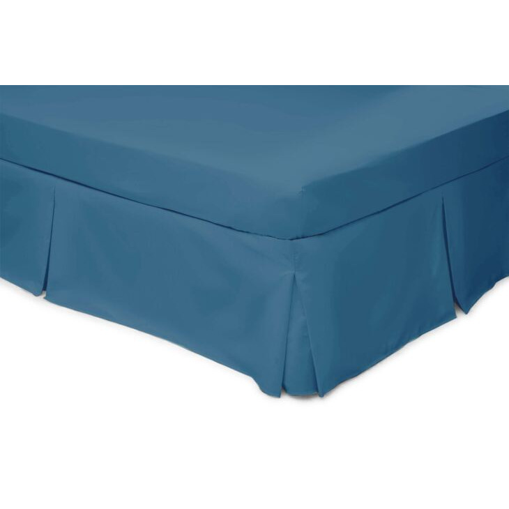 Easycare 200 Count Platform Valance (Percale) - Cobalt - King Size by ...