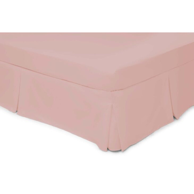 Easycare 200 Count Platform Valance (Percale) - Powder Pink - King Size ...