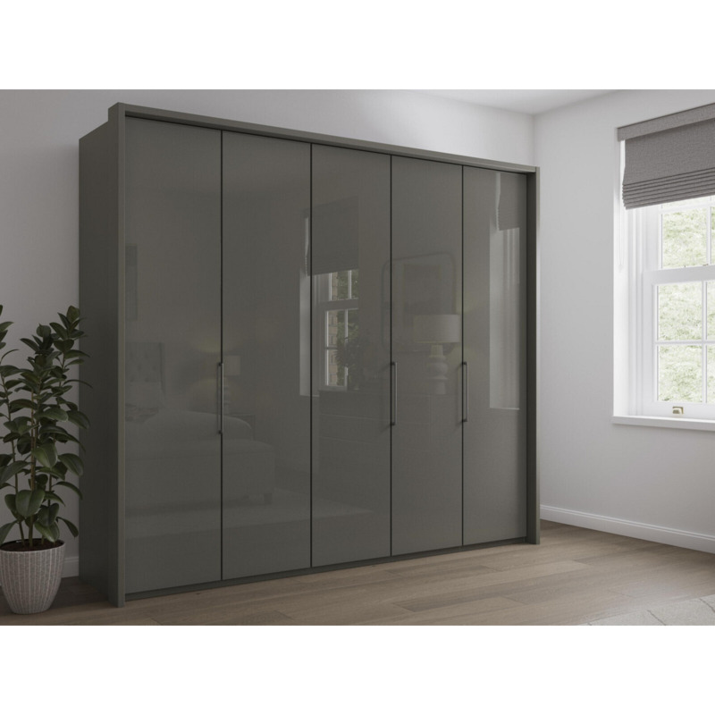 Sicily 5 Door Bi-Fold Wardrobe by Bensons for Beds | ufurnish.com