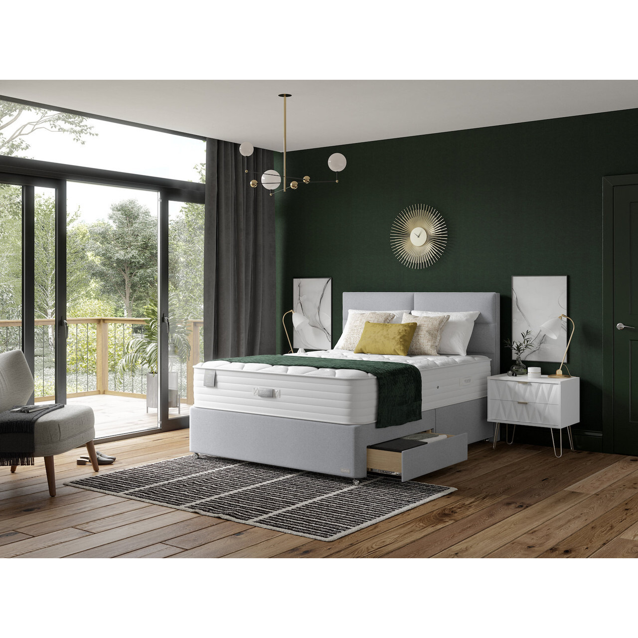 Staples & Co Restore Eco Latex Ortho 2000 Divan Bed Set by Bensons for ...