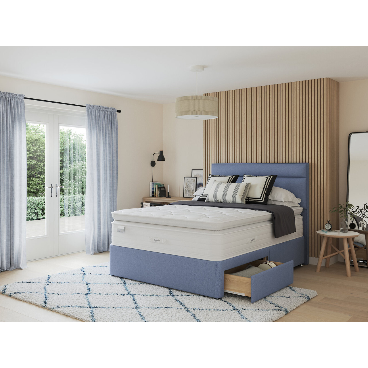 Slumberland Clima Airstream Memory 9000 Divan Bed Set by Bensons for ...