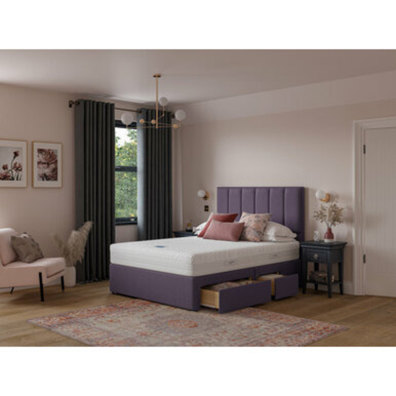 Slumberland Clima Control Latex Pocket 2000 Divan Bed Set by Bensons ...