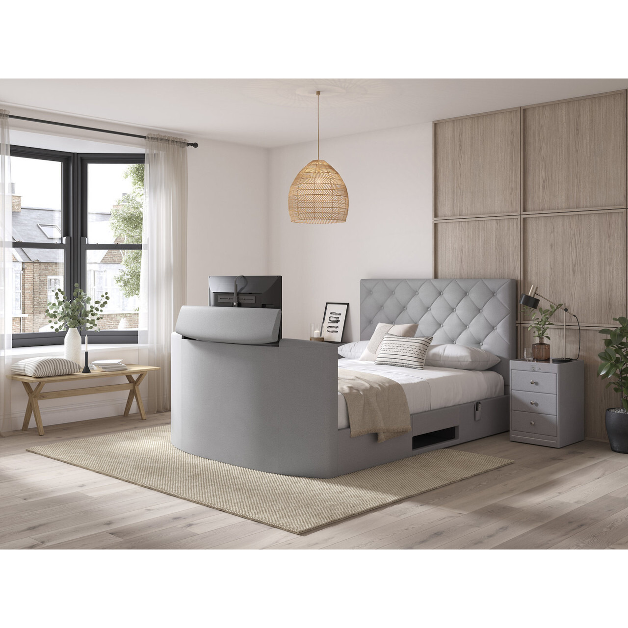 Rhea TV Bed Frame by Bensons for Beds | uFurnish.com