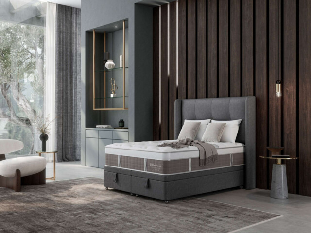 Sealy Exquisite Platinum Extravagance Divan Bed Set on Castors by ...