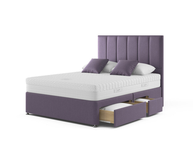 Slumberland Clima Control Latex Pocket 2000 Divan Bed Set by Bensons ...