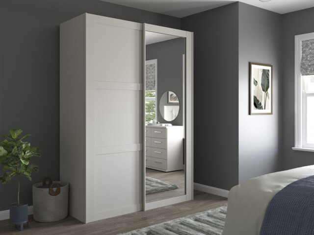 Alster 2 Door Sliding Wardrobe by Bensons for Beds | ufurnish.com