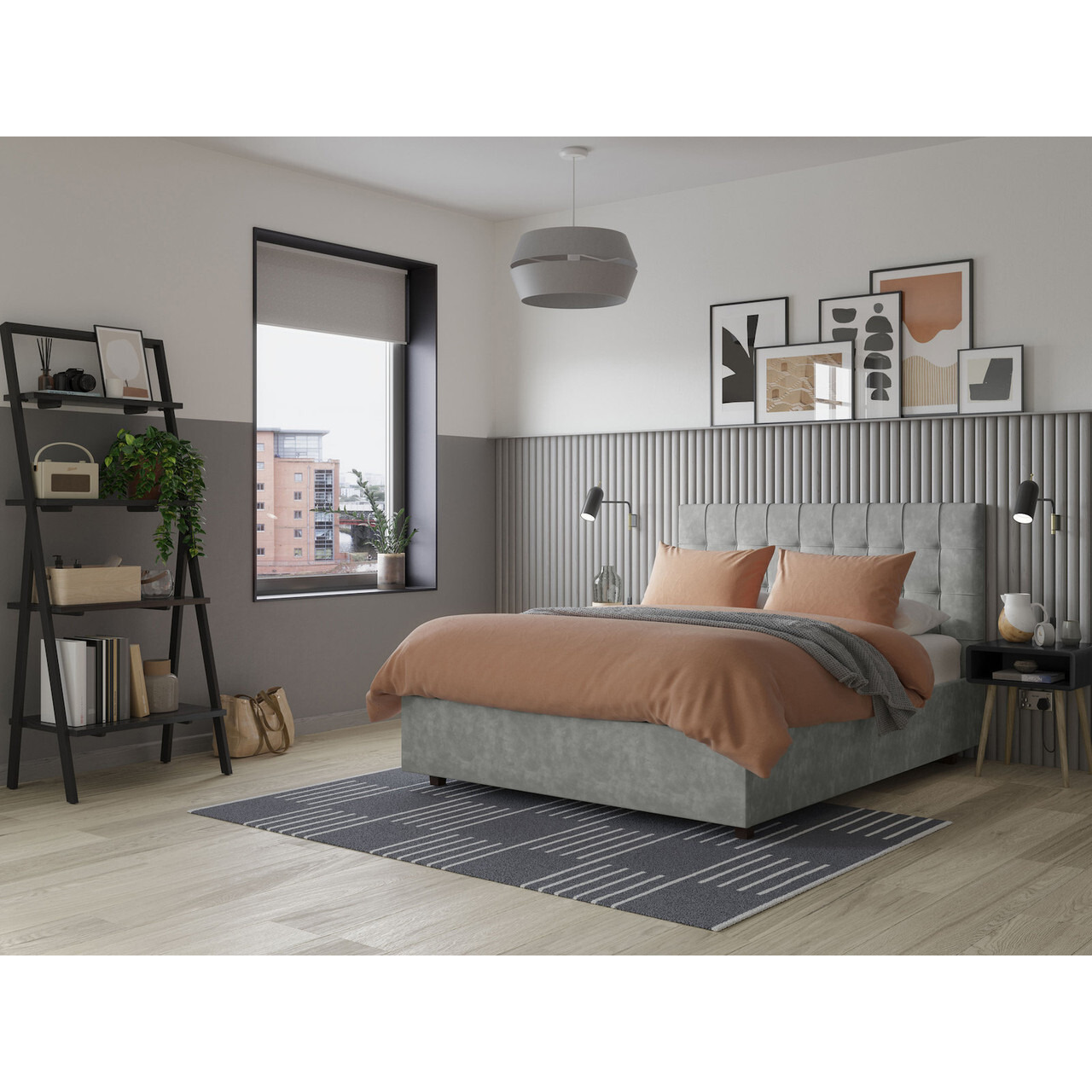 Alexis Ottoman Upholstered Bed Frame by Bensons for Beds ufurnish