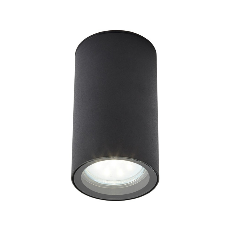 Jared Outdoor Porch Ceiling Light, Black by BHS | ufurnish.com