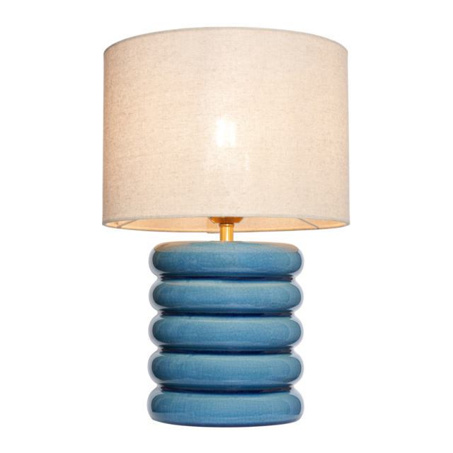 Florence Flump Table Lamp, Blue by BHS | ufurnish.com