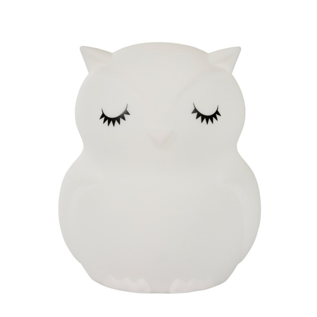 Glow Owl Colour Changing Night Light, White by BHS | uFurnish.com