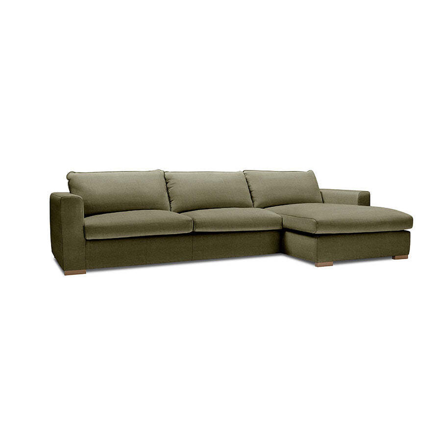 Sandford Left Hand Chaise Sofa Set - Beige - Bridgman by Bridgman ...
