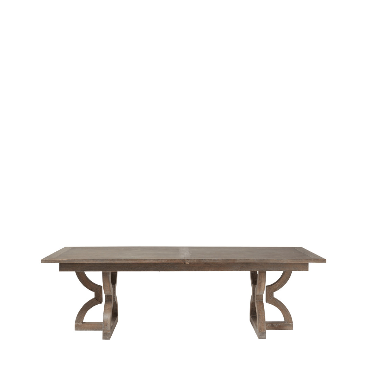 OKA, Kaishu Extendable Dining Table - Watered Grey, Dining Tables, Wood ...