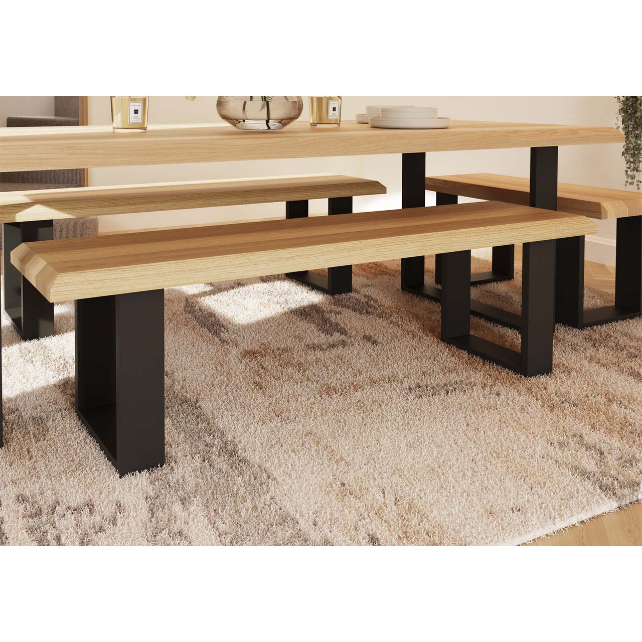 The Richmond Dining Bench by Brook + Wilde | ufurnish.com
