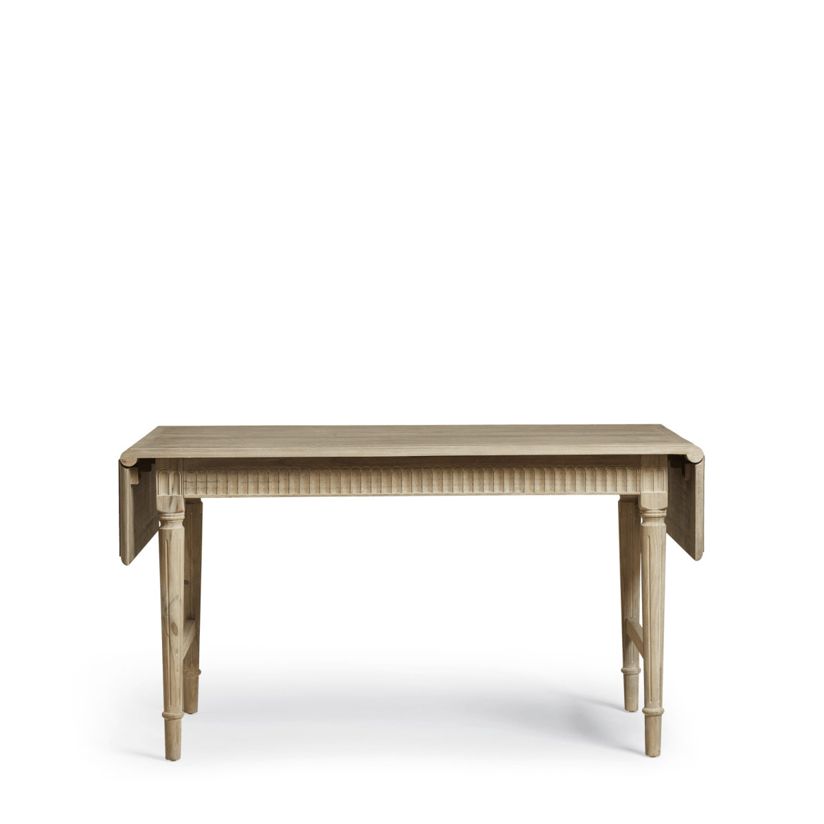 OKA, Cythera Extendable Dining Table, Dining Tables, Recycled Pine by ...