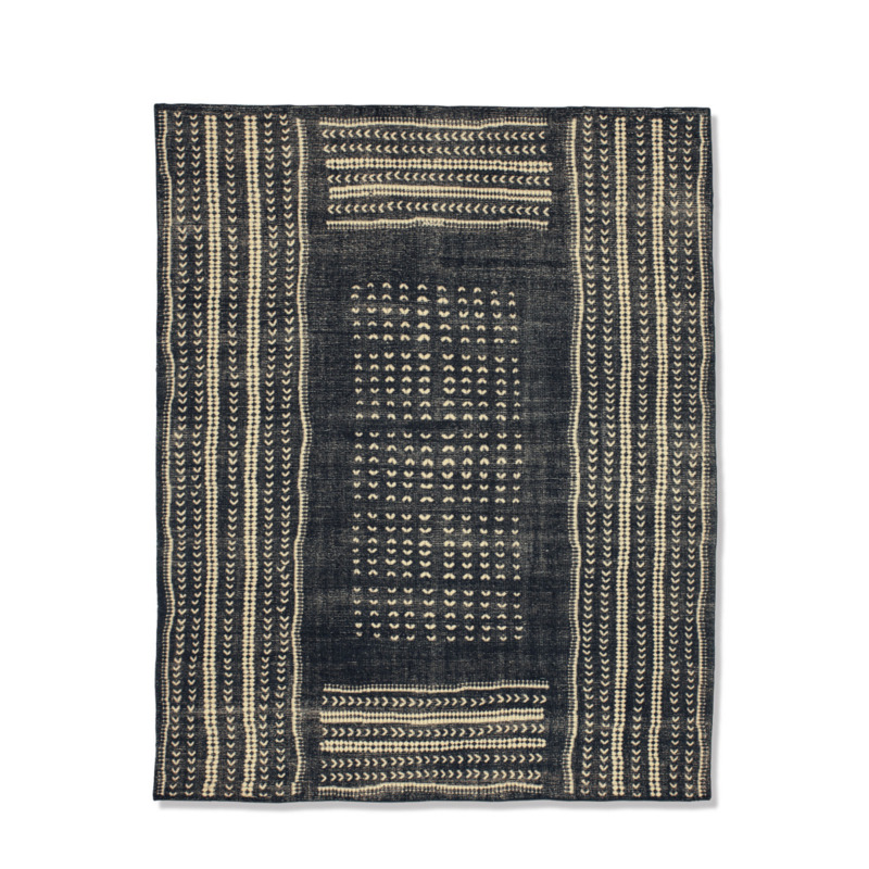 OKA, Hegaldia Rug - Indigo, Rugs, Cotton/Wood, Striped by Brook + Wilde ...