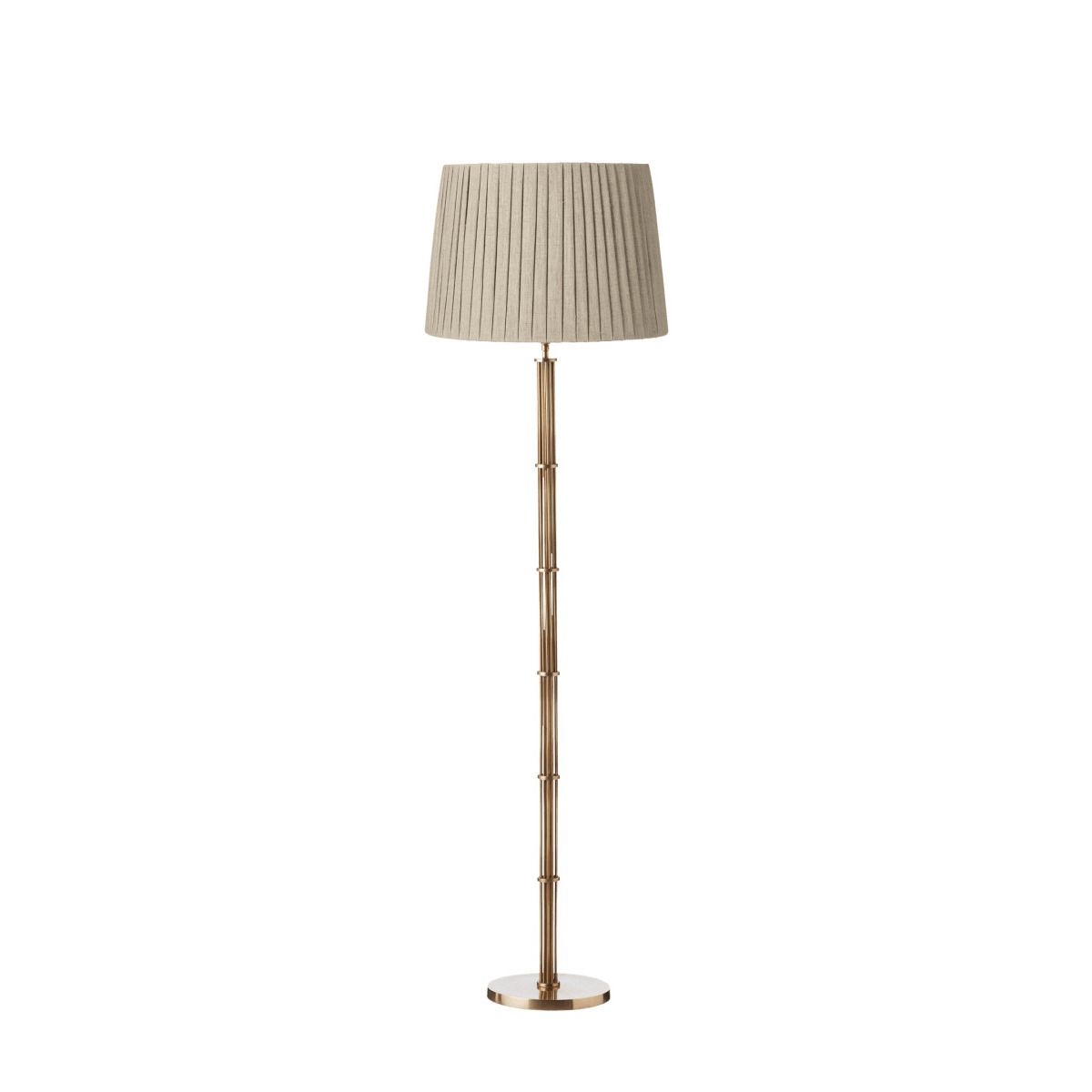 OKA, Bramante Brass Floor Lamp - Gold, Floor Lamps, Metal by Brook ...